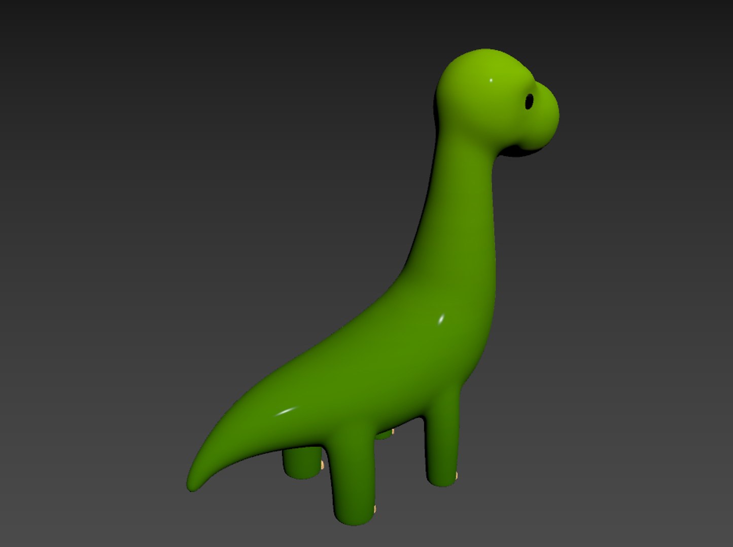 Dinosaur cartoon model - TurboSquid 1500599