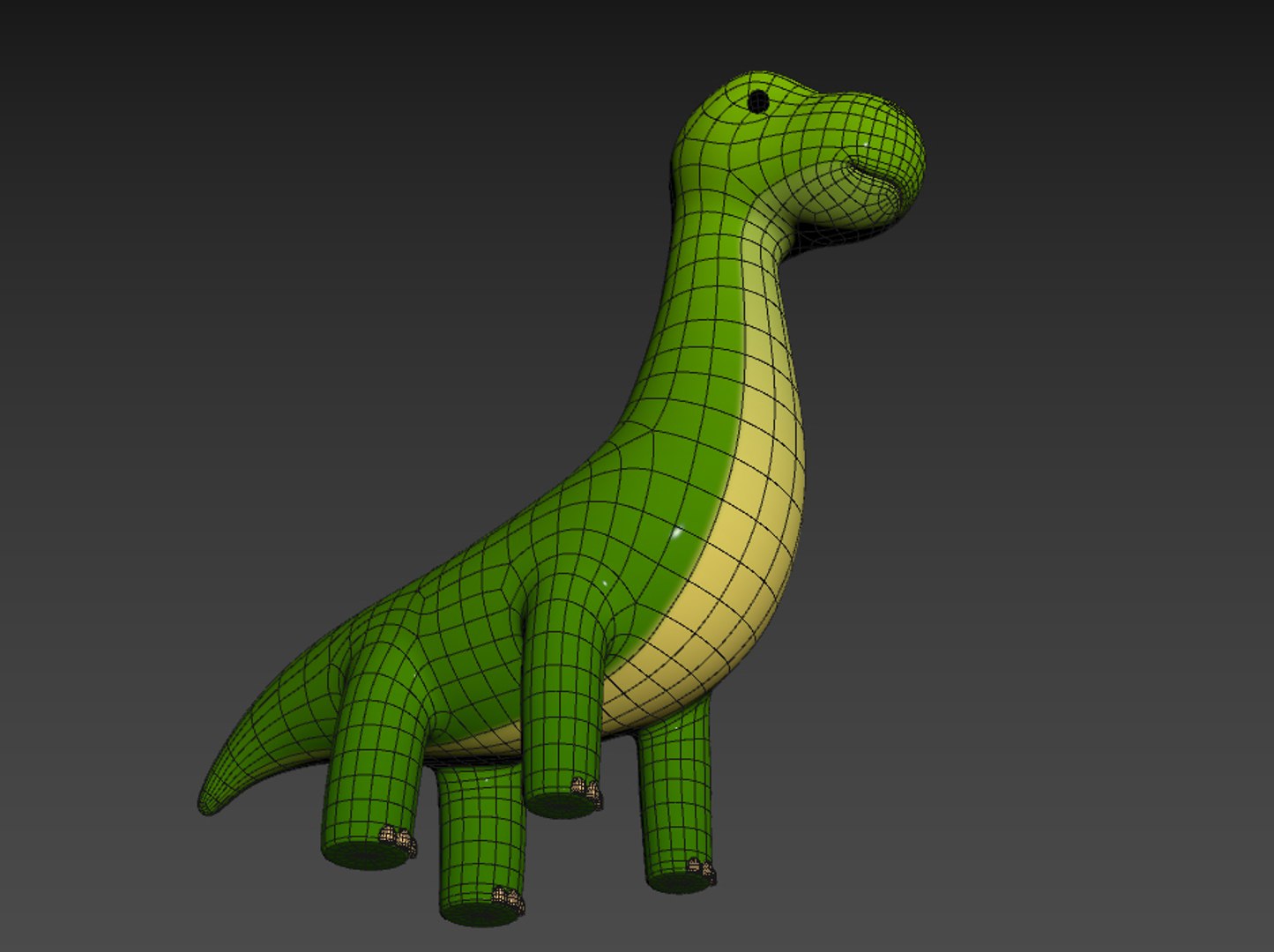 Dinosaur cartoon model - TurboSquid 1500599