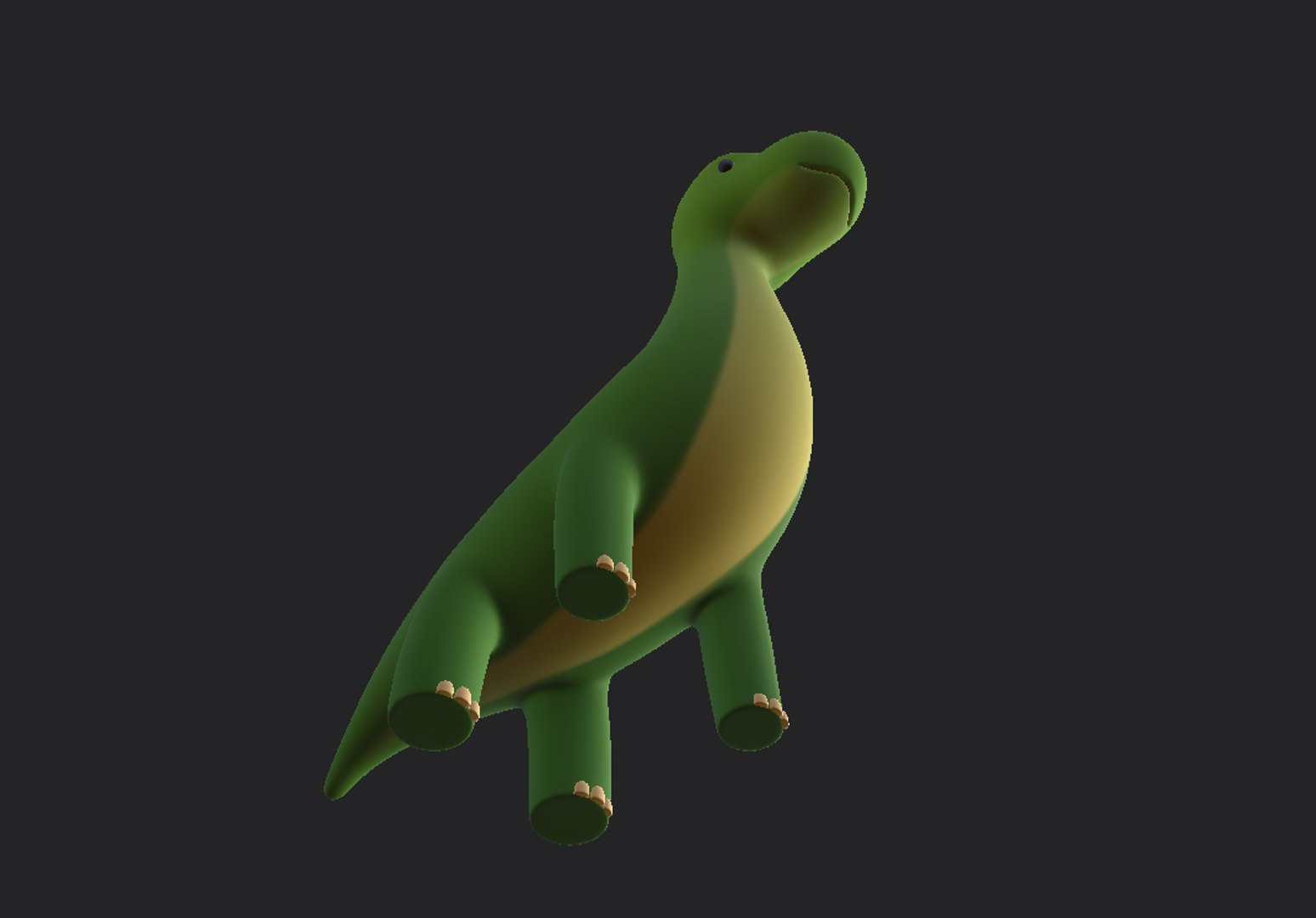Dinosaur cartoon model - TurboSquid 1500599