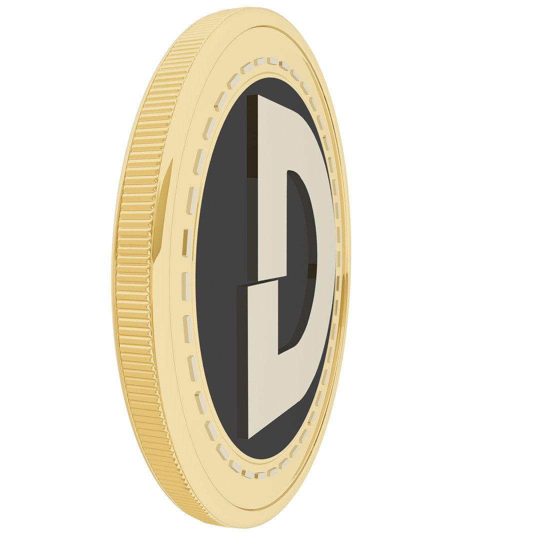 3D Davinci Coin Cryptocurrency Gold Coin Model - TurboSquid 1784609