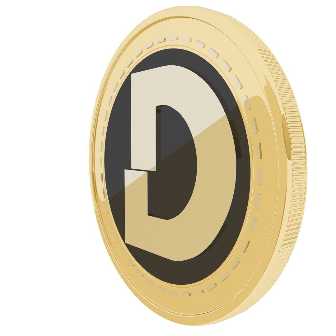 3D Davinci Coin Cryptocurrency Gold Coin Model - TurboSquid 1784609