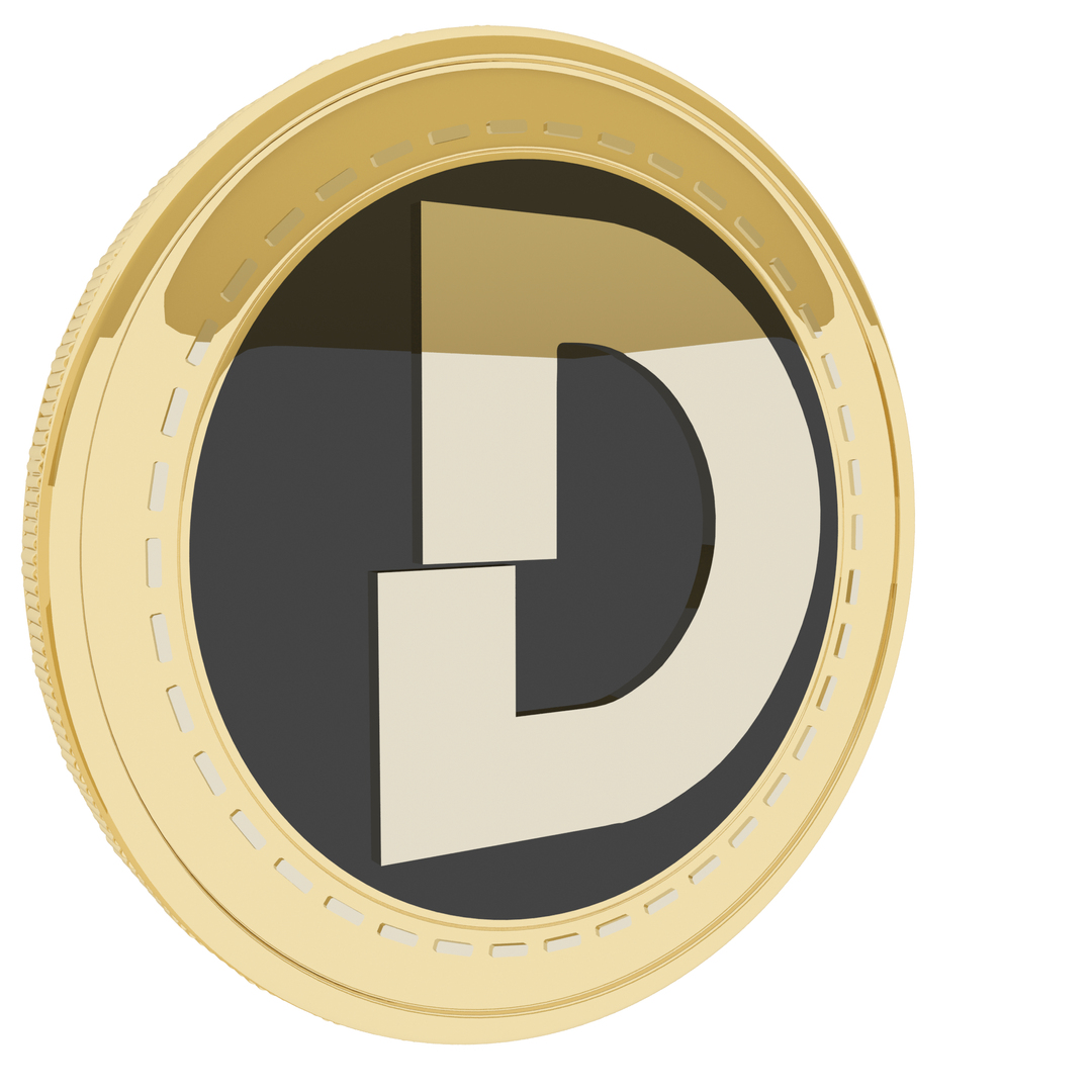 3D Davinci Coin Cryptocurrency Gold Coin Model - TurboSquid 1784609