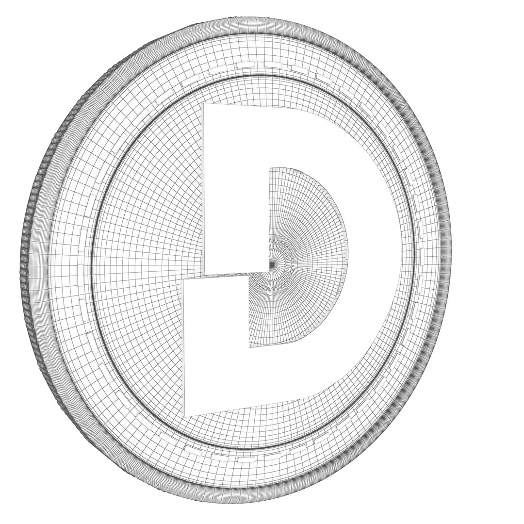 3D Davinci Coin Cryptocurrency Gold Coin Model - TurboSquid 1784609