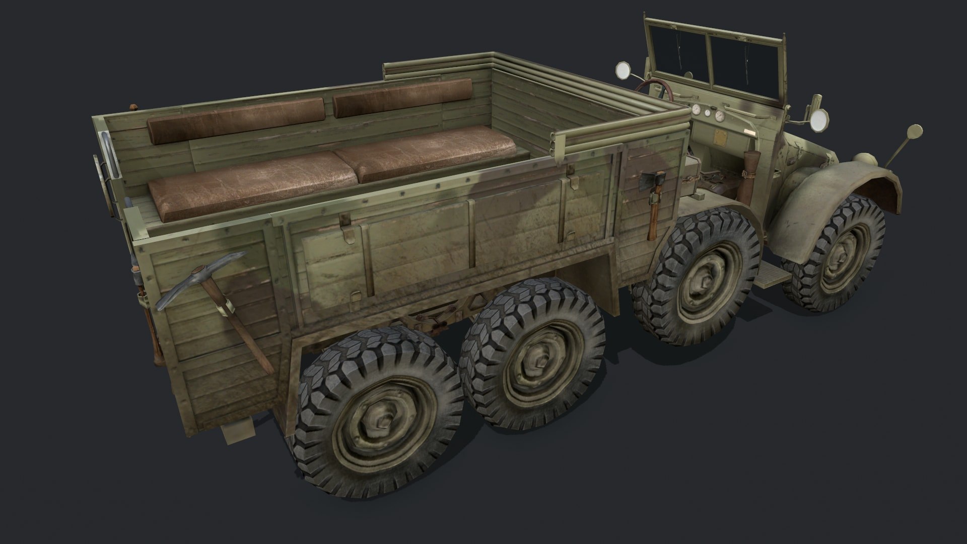 3D Model Krupp Protze - TurboSquid 1540215
