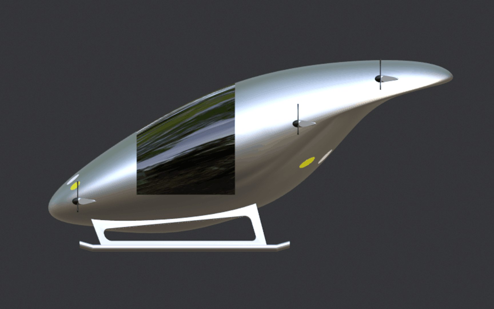 3D Simple Cartoon Flying Car Model - TurboSquid 1494257