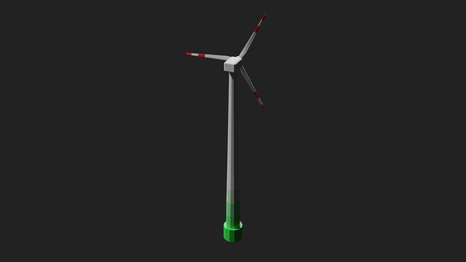 Lowpoly Wind Turbine Model - TurboSquid 1861651