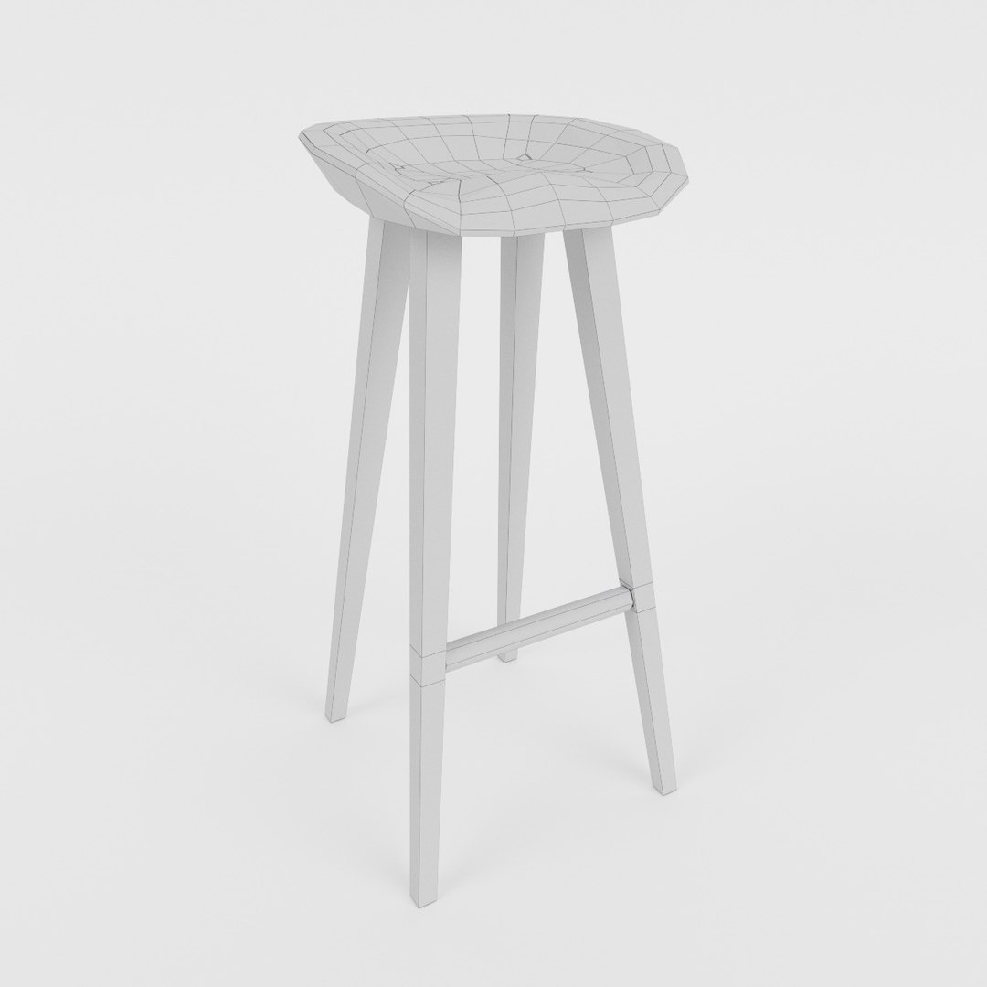 bar stool 3d model