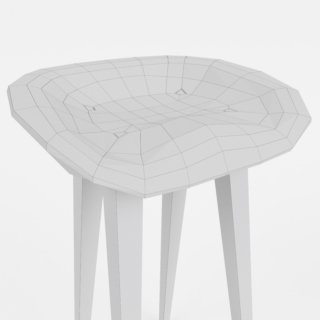 bar stool 3d model