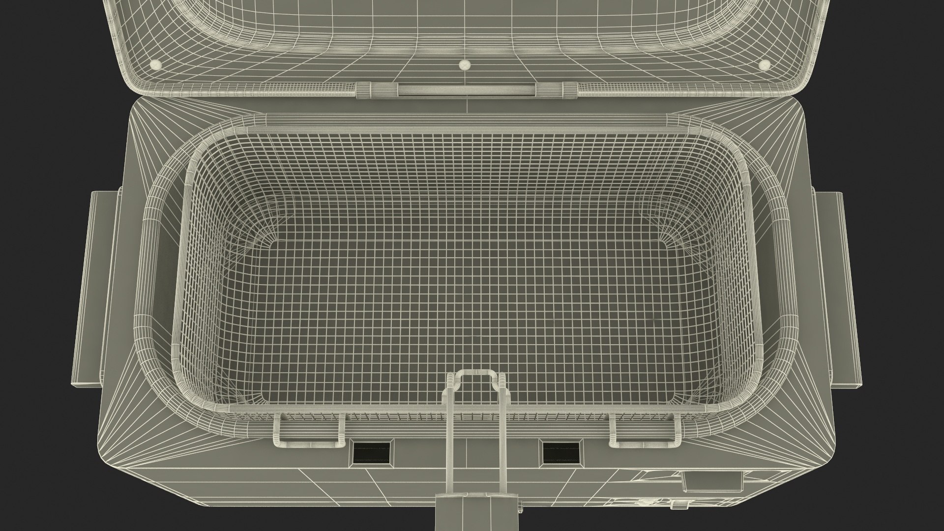 Single Tank Electric Fryer 3D Model - TurboSquid 2133622