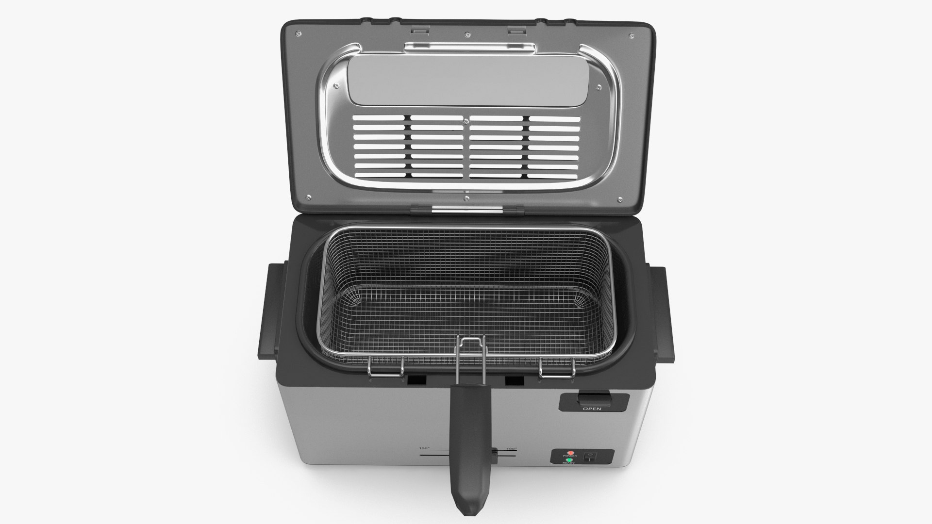 Single Tank Electric Fryer 3D Model - TurboSquid 2133622