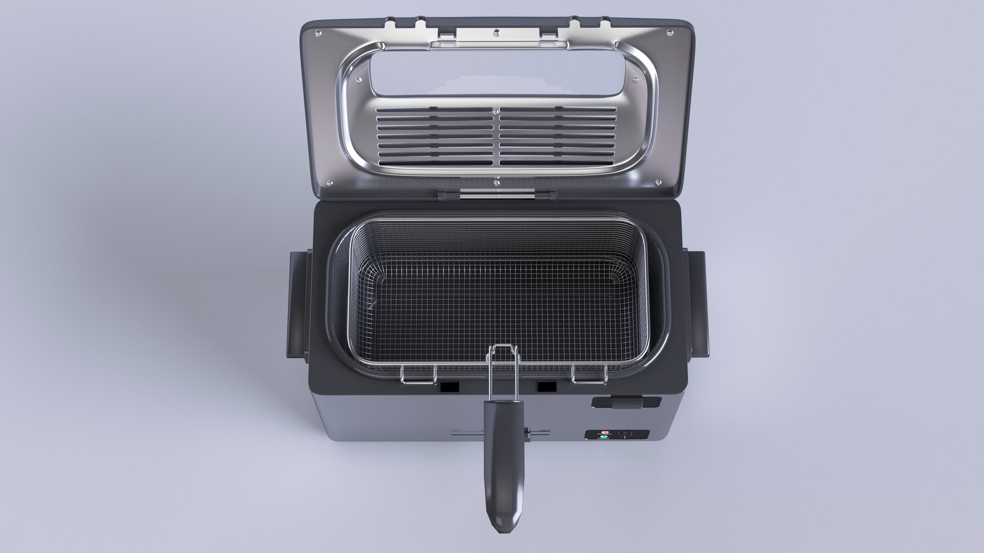 Single Tank Electric Fryer 3D Model - TurboSquid 2133622