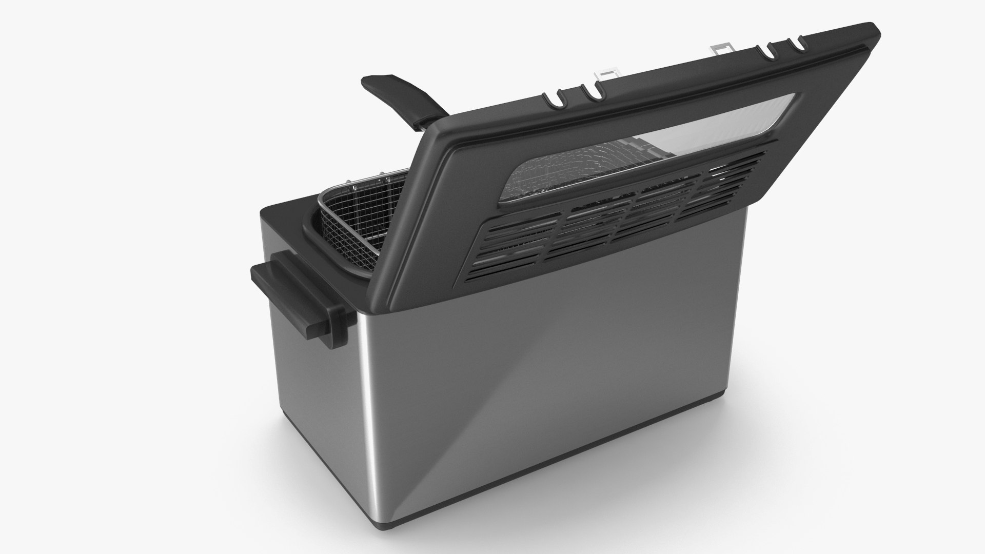 Single Tank Electric Fryer 3D Model - TurboSquid 2133622