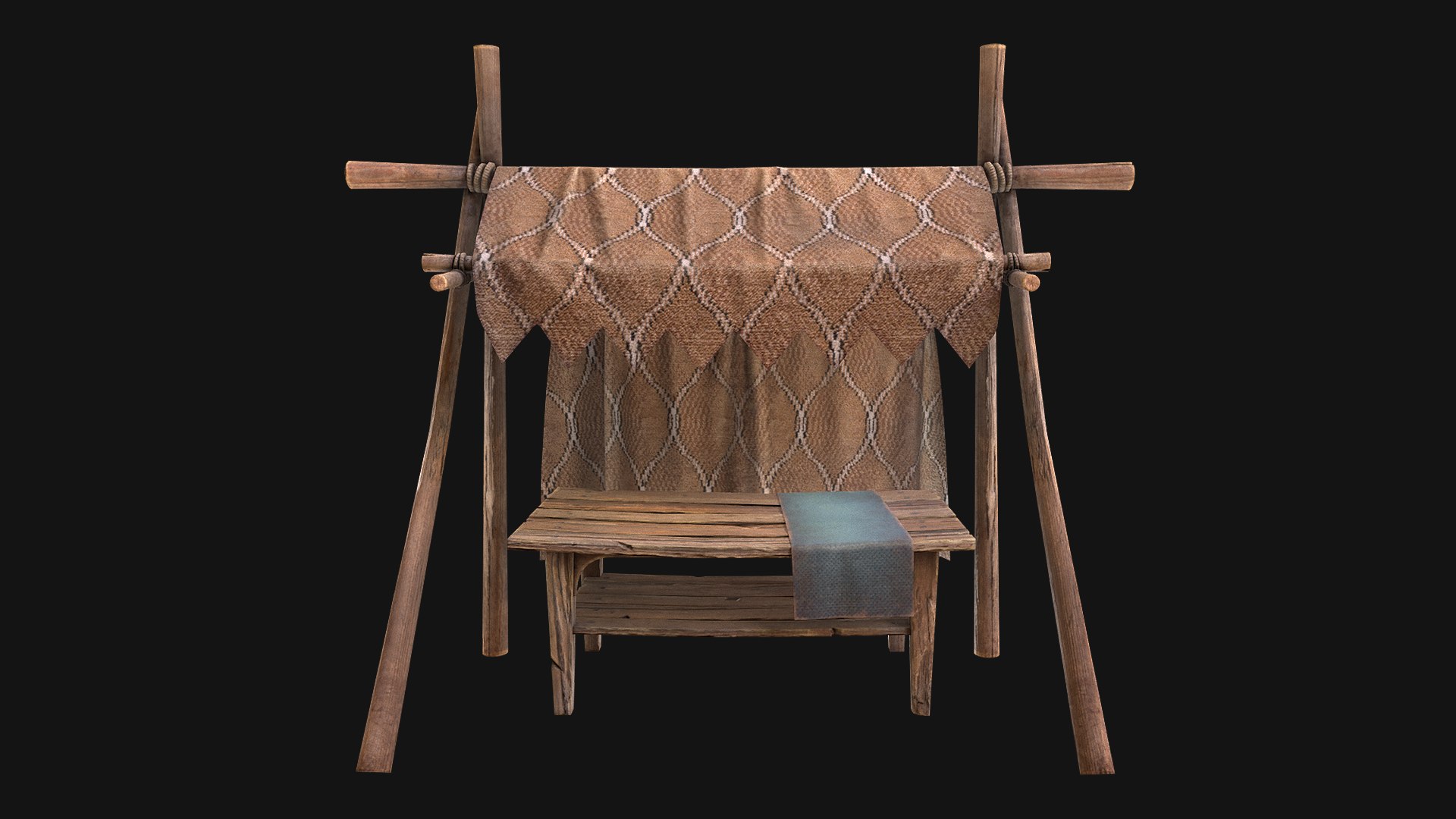 Medieval Bazaar Tent 3D Model - TurboSquid 1893837