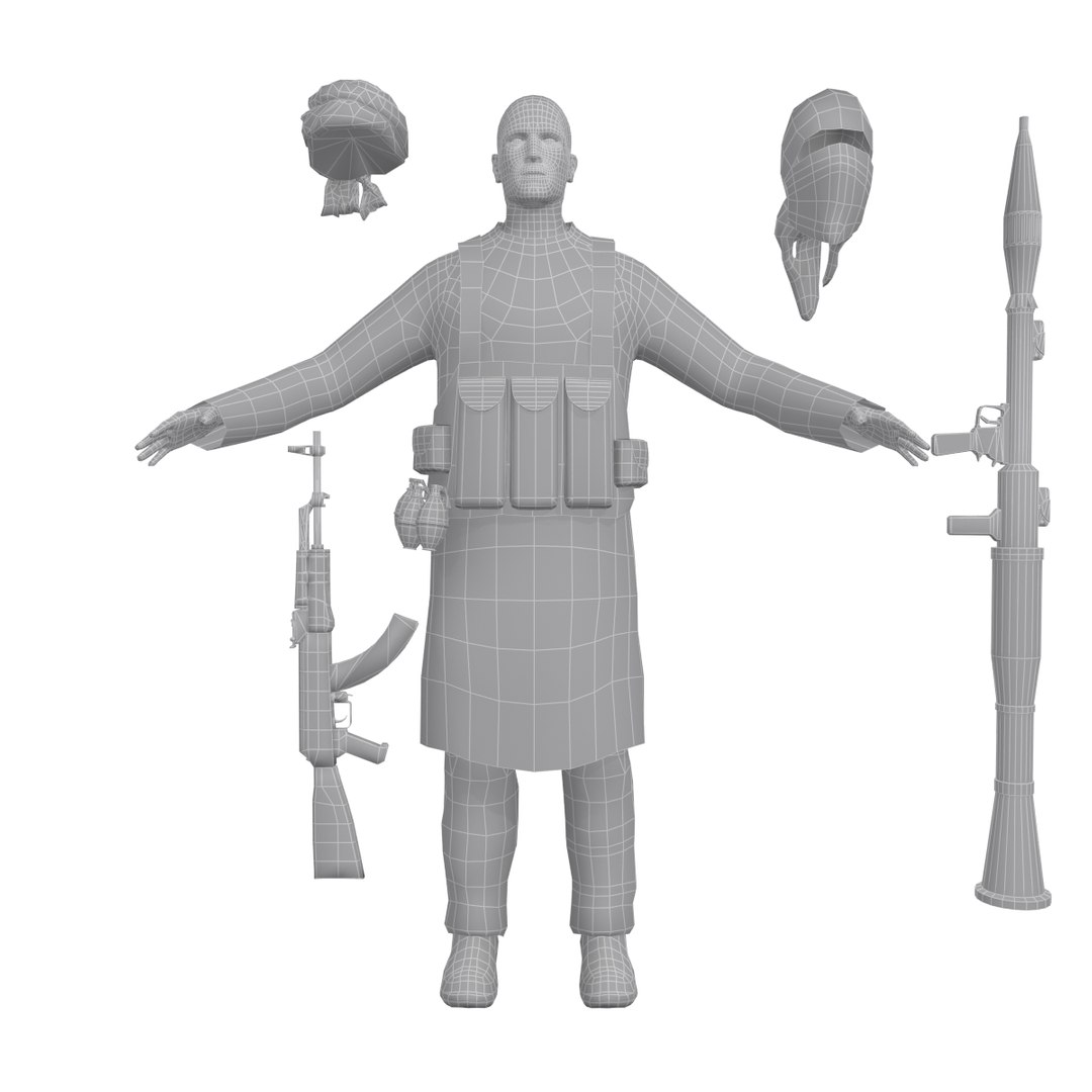 Ultimate Terrorist 3d Model