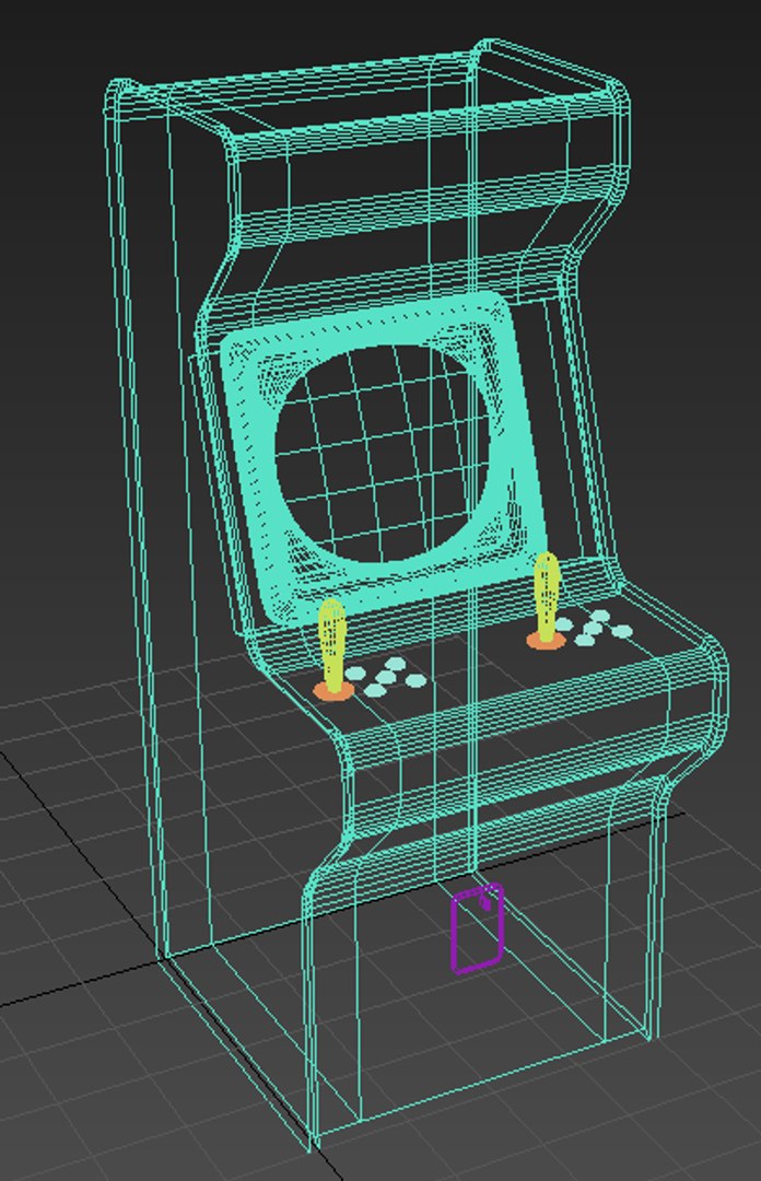 Free Arcade Machine 3d Model