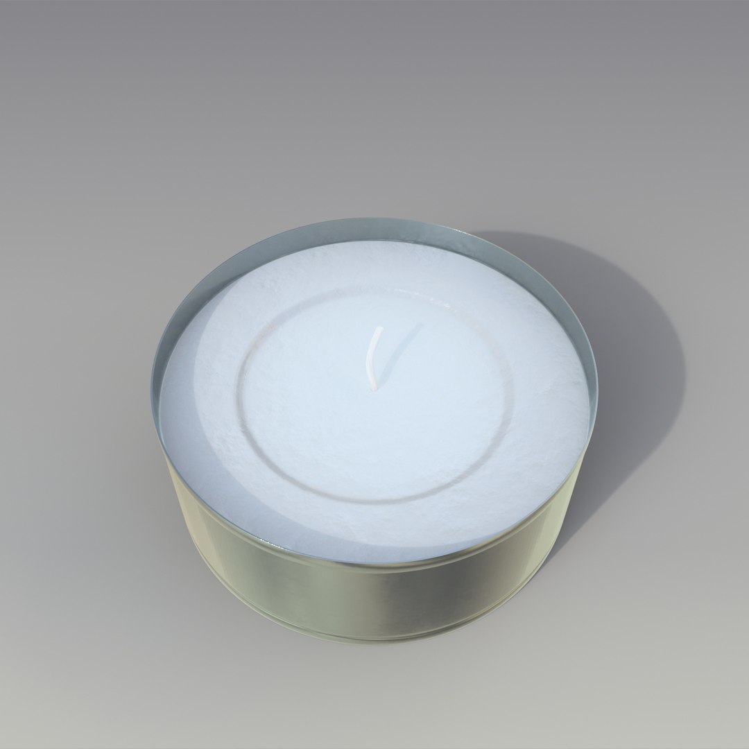 3d model tea light