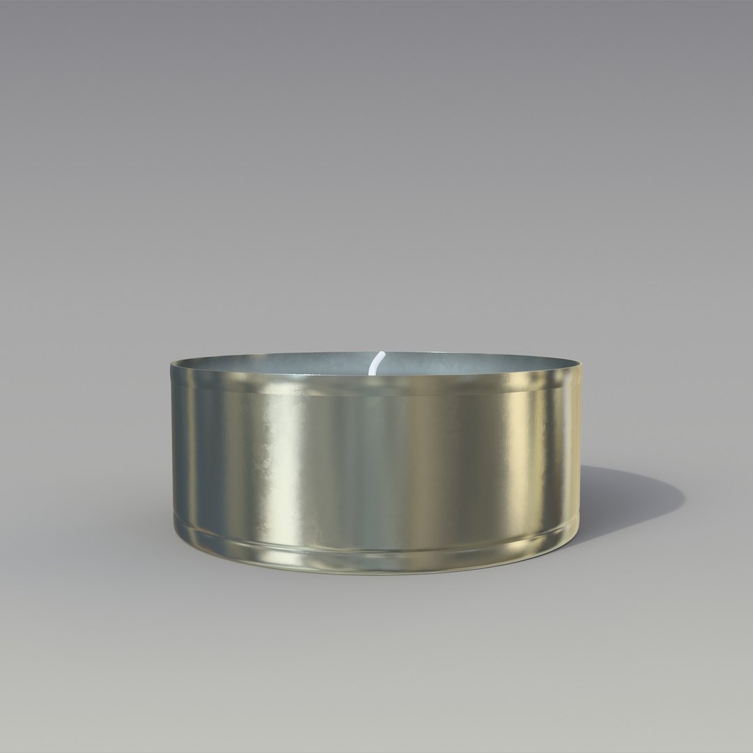 3d model tea light