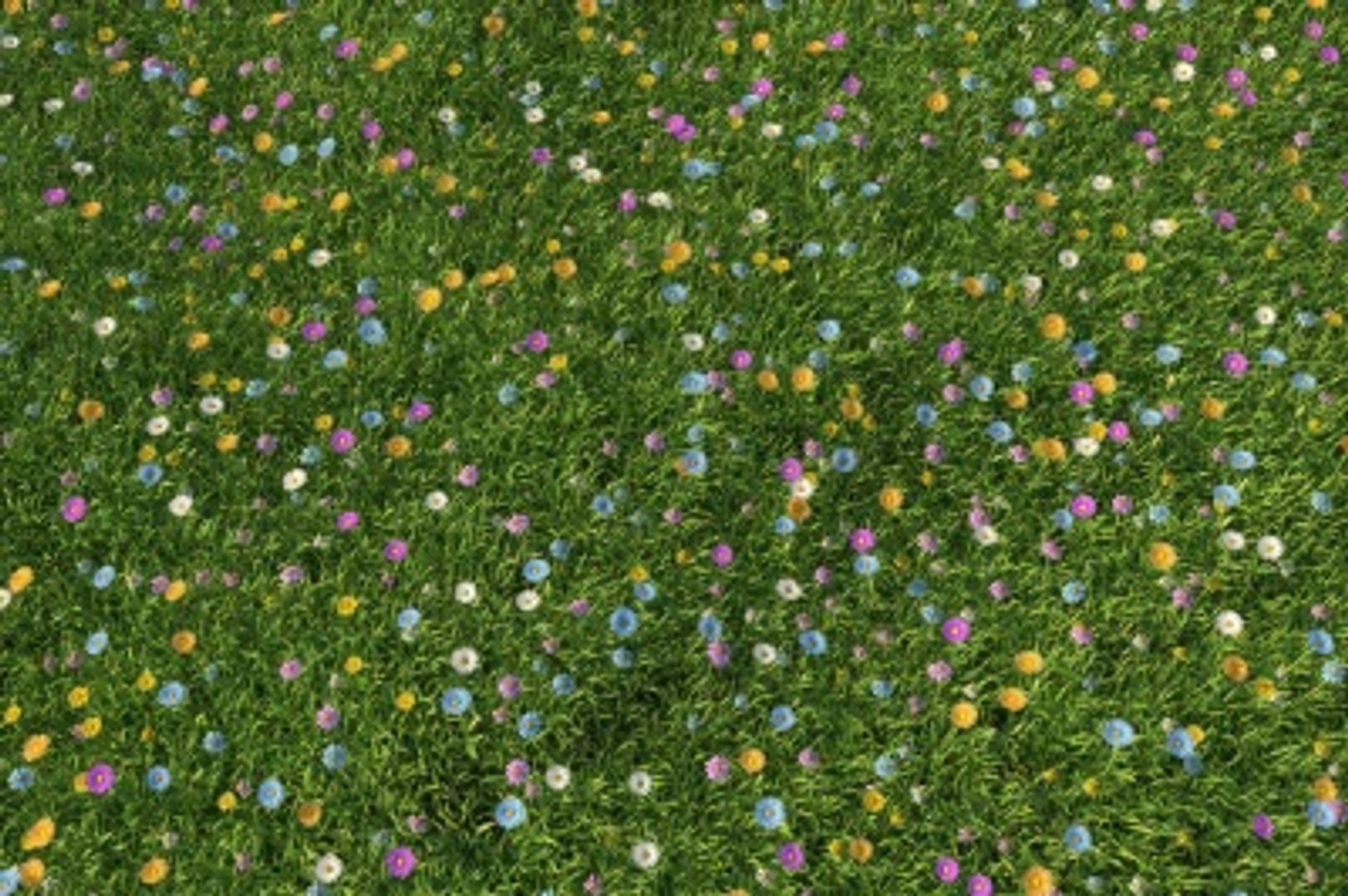 3d model grass scattering