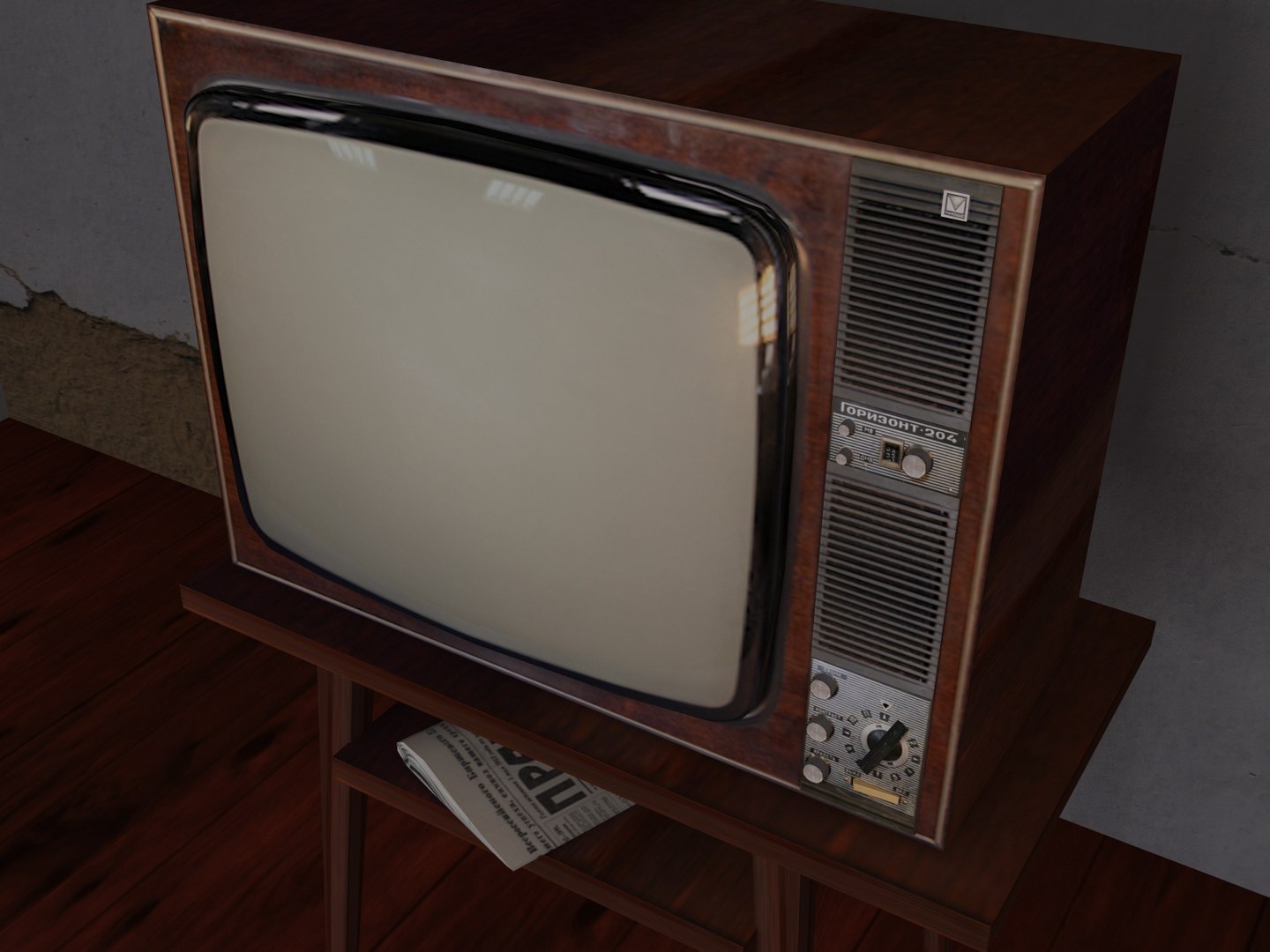 Ussr Tv 3d Model