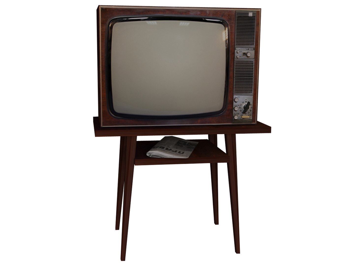 Ussr Tv 3d Model