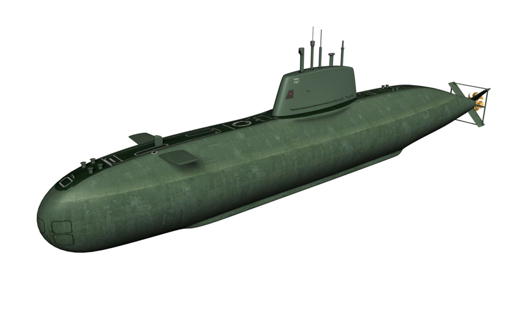3d Model Of Ins Leviathan Class Submarine
