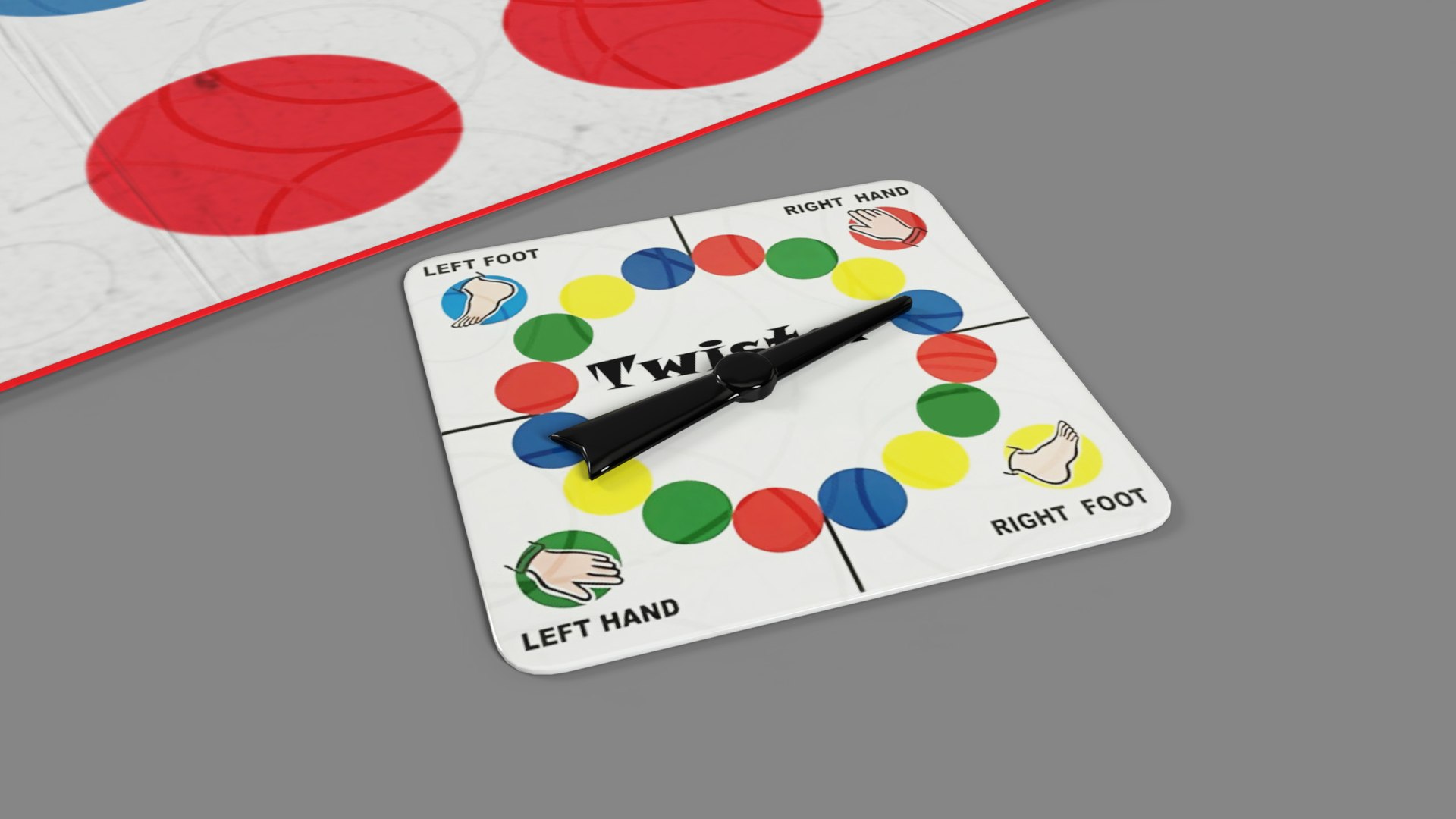 3D Twister Game Model - TurboSquid 1733412
