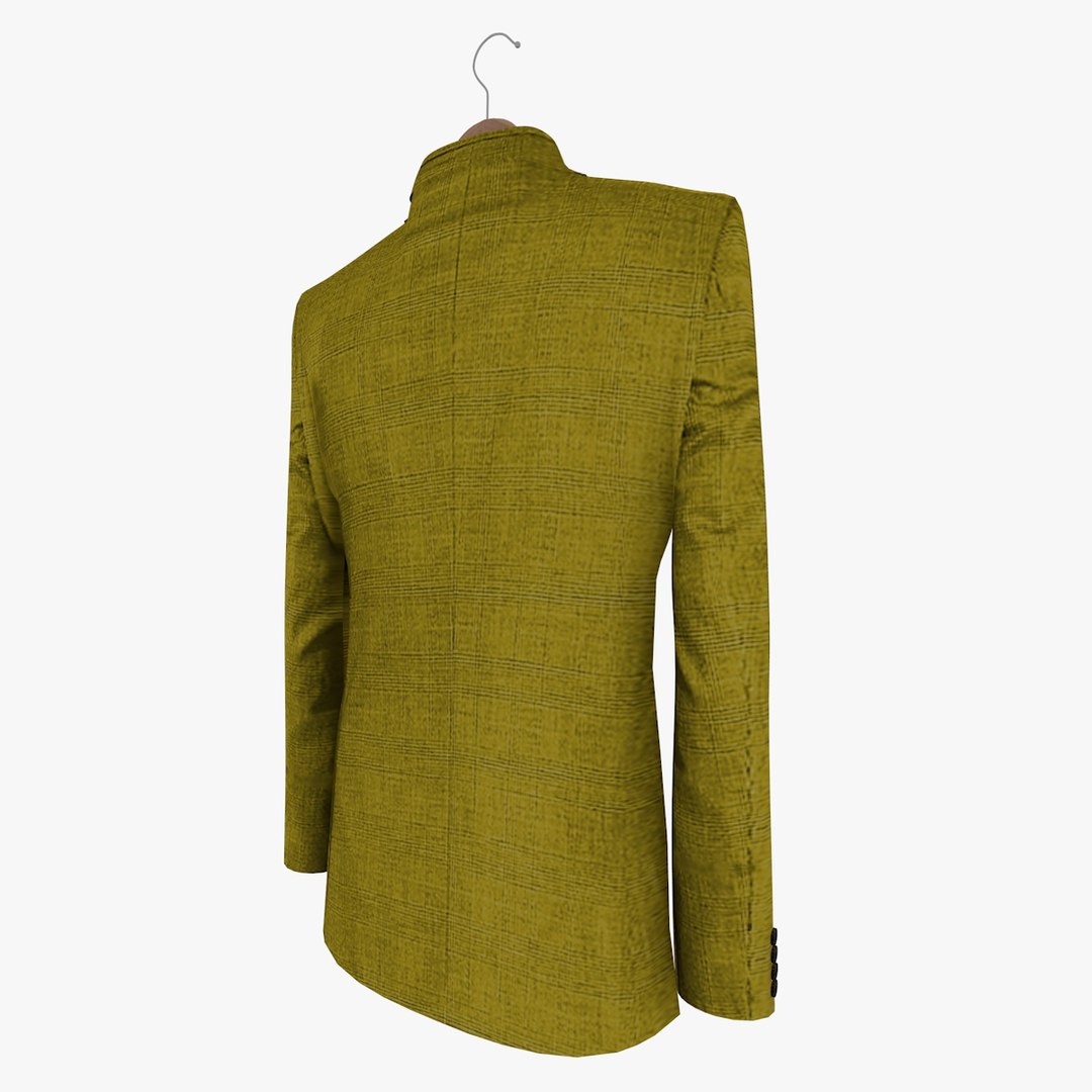 3ds max yellow jacket 2 coat hanger