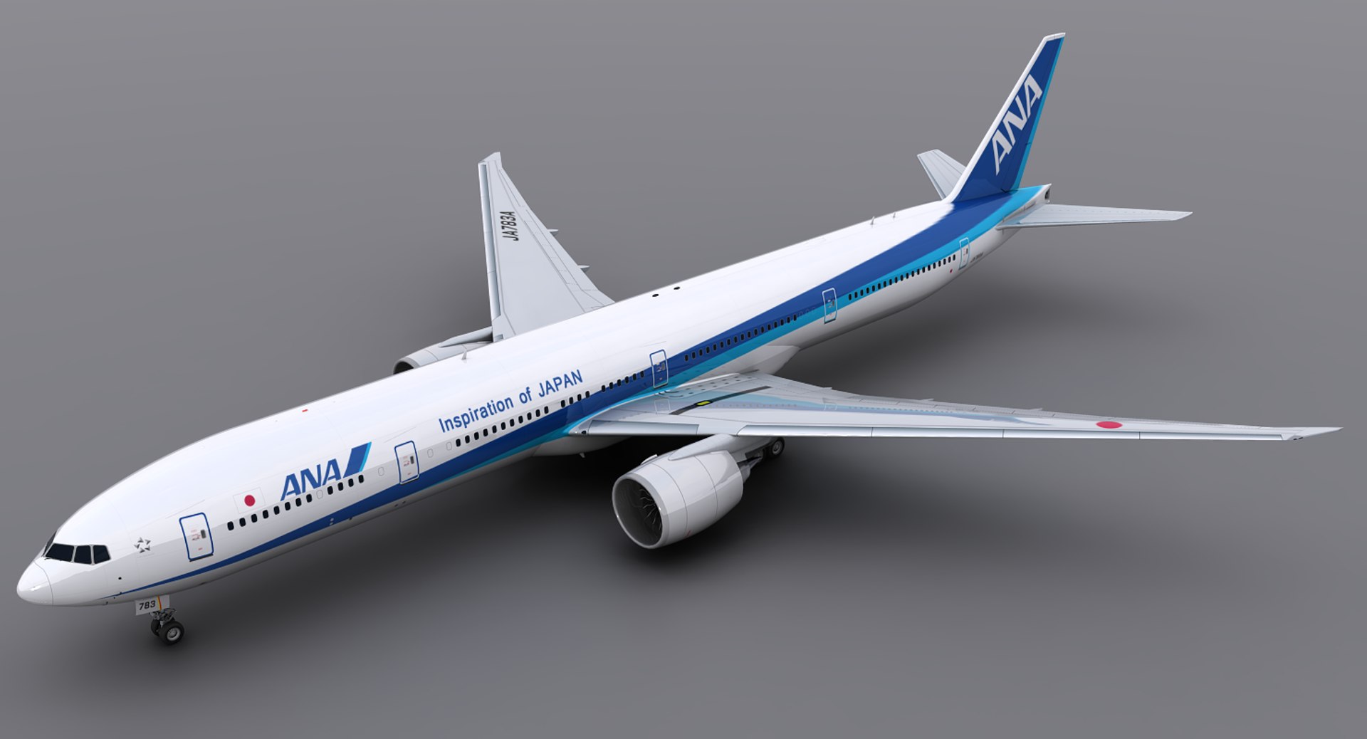 777-300 Ana Model - TurboSquid 1255166