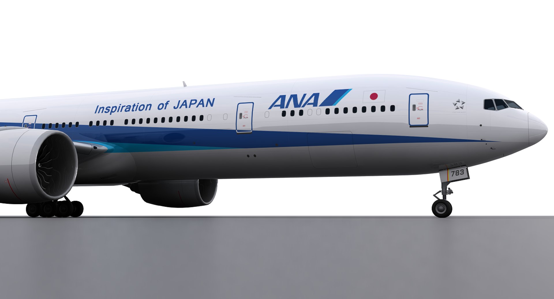 777-300 Ana Model - TurboSquid 1255166