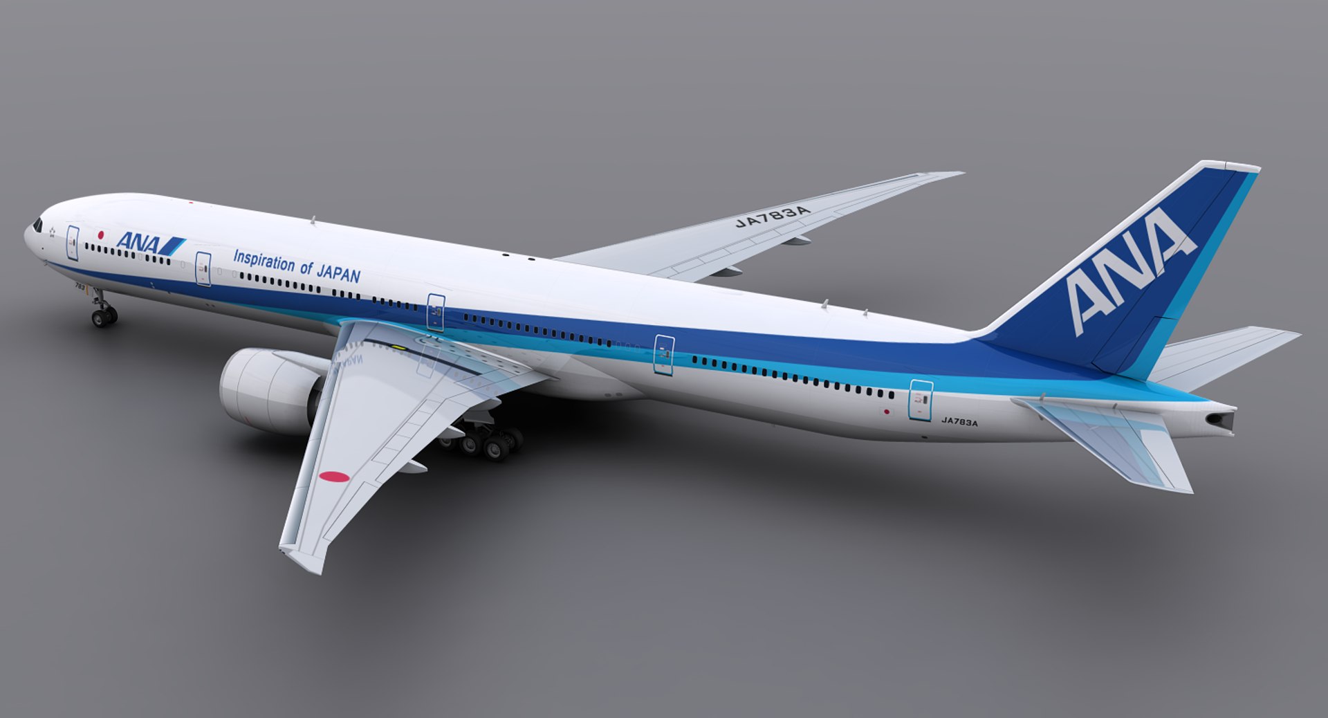 777-300 Ana Model - TurboSquid 1255166