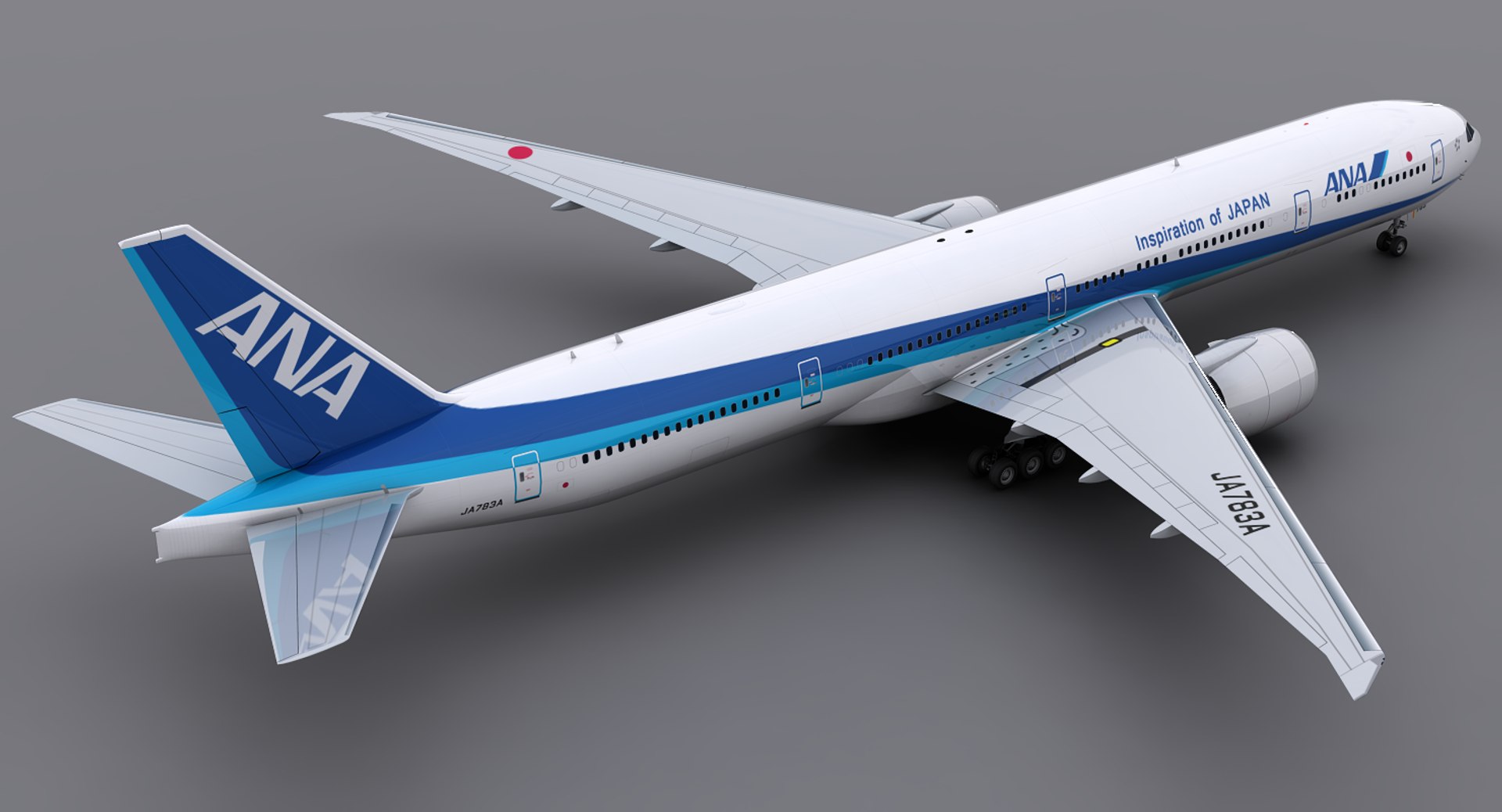 777-300 Ana Model - TurboSquid 1255166