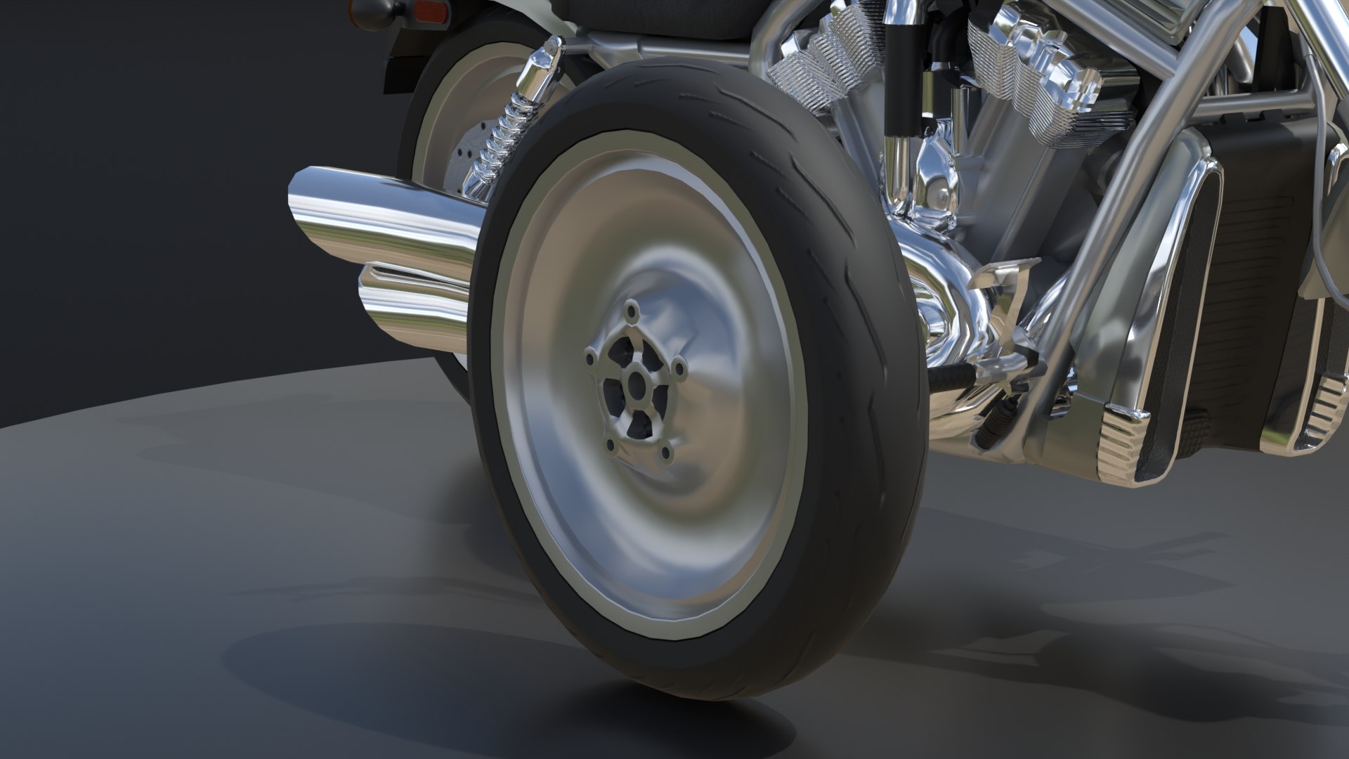 Harley Davidson V-Rod VRSC Gameready 3D Model - TurboSquid 2388984