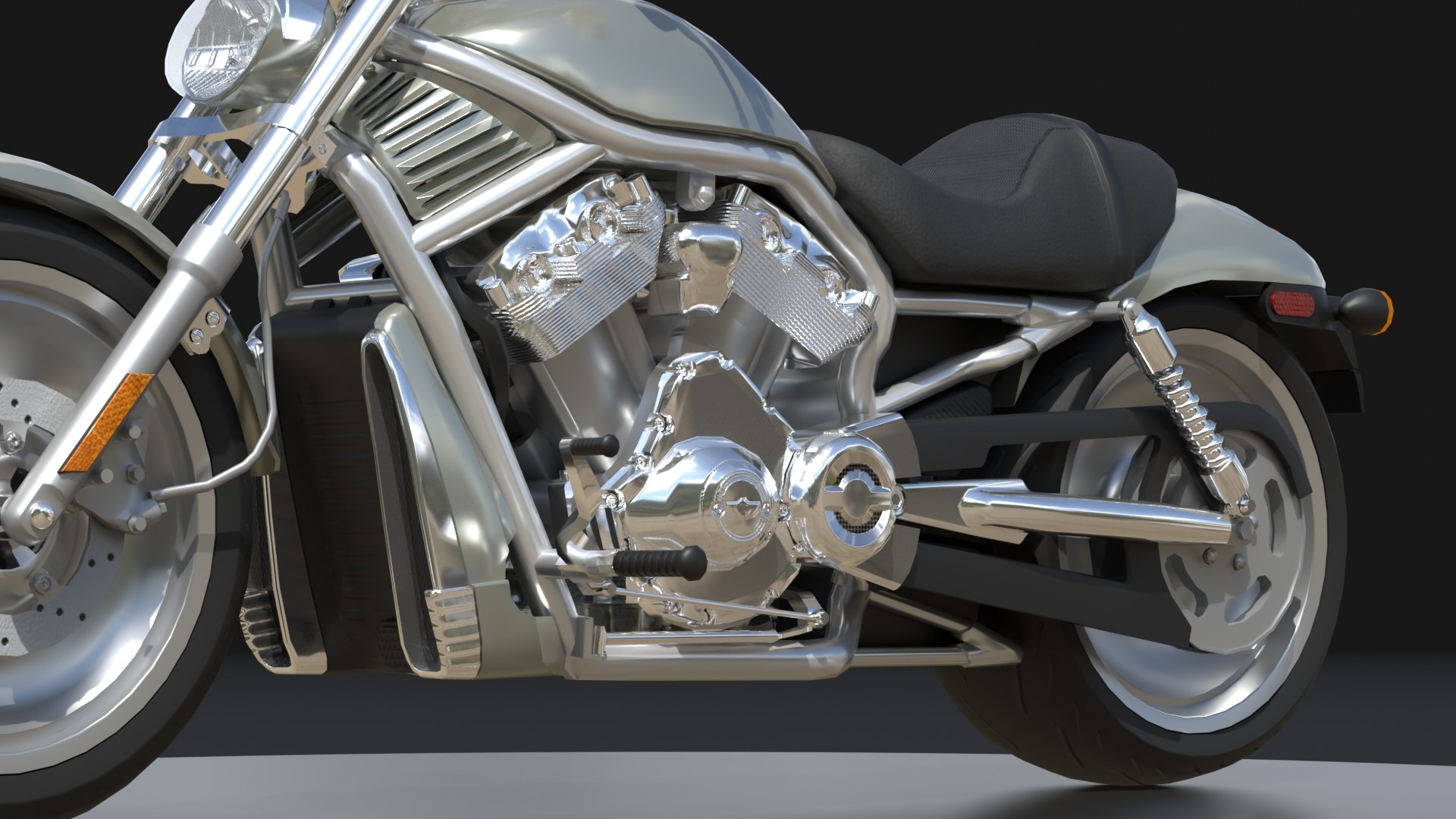 Harley Davidson V-Rod VRSC Gameready 3D Model - TurboSquid 2388984