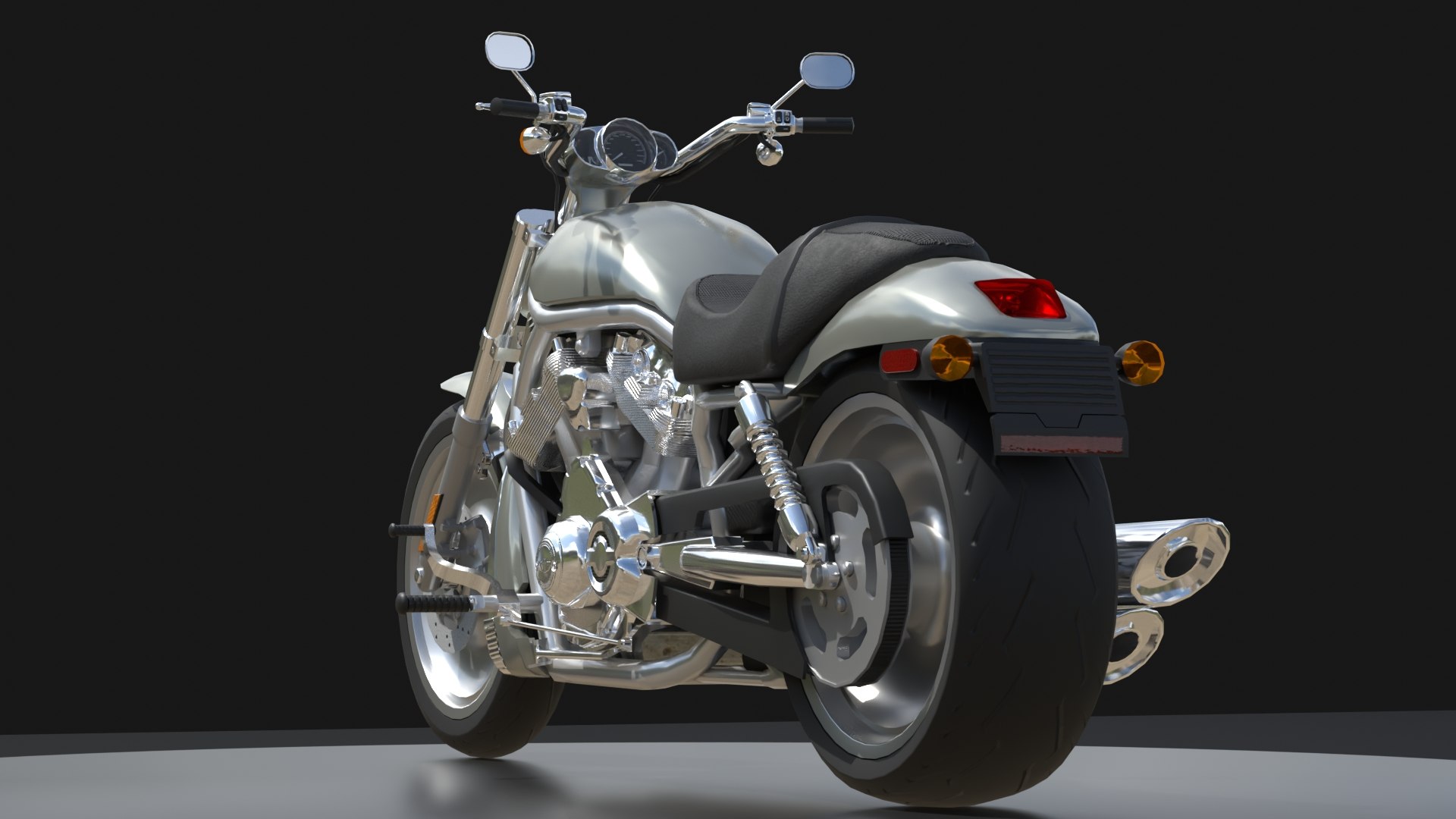 Harley Davidson V-Rod VRSC Gameready 3D Model - TurboSquid 2388984