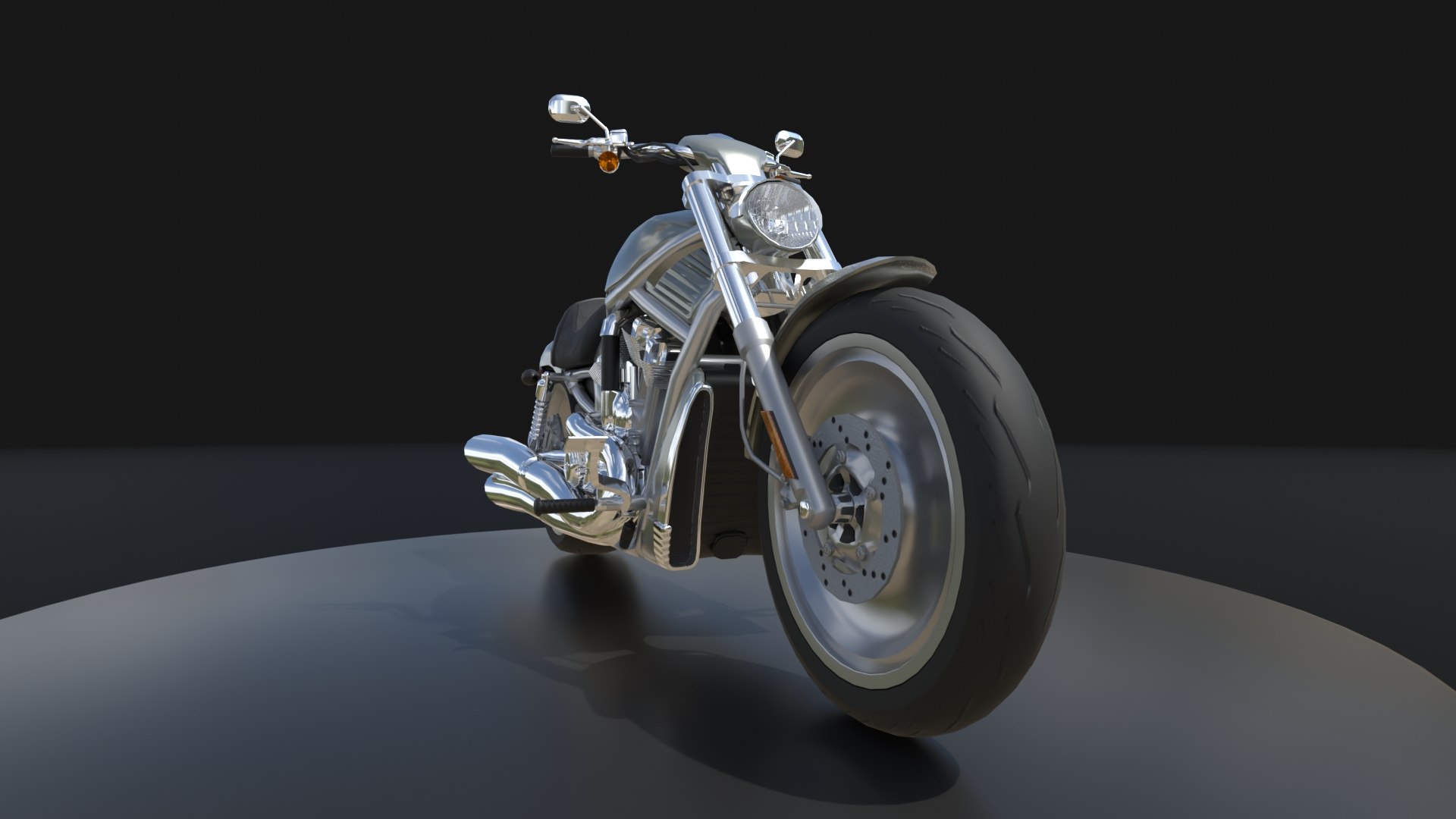 Harley Davidson V-Rod VRSC Gameready 3D Model - TurboSquid 2388984