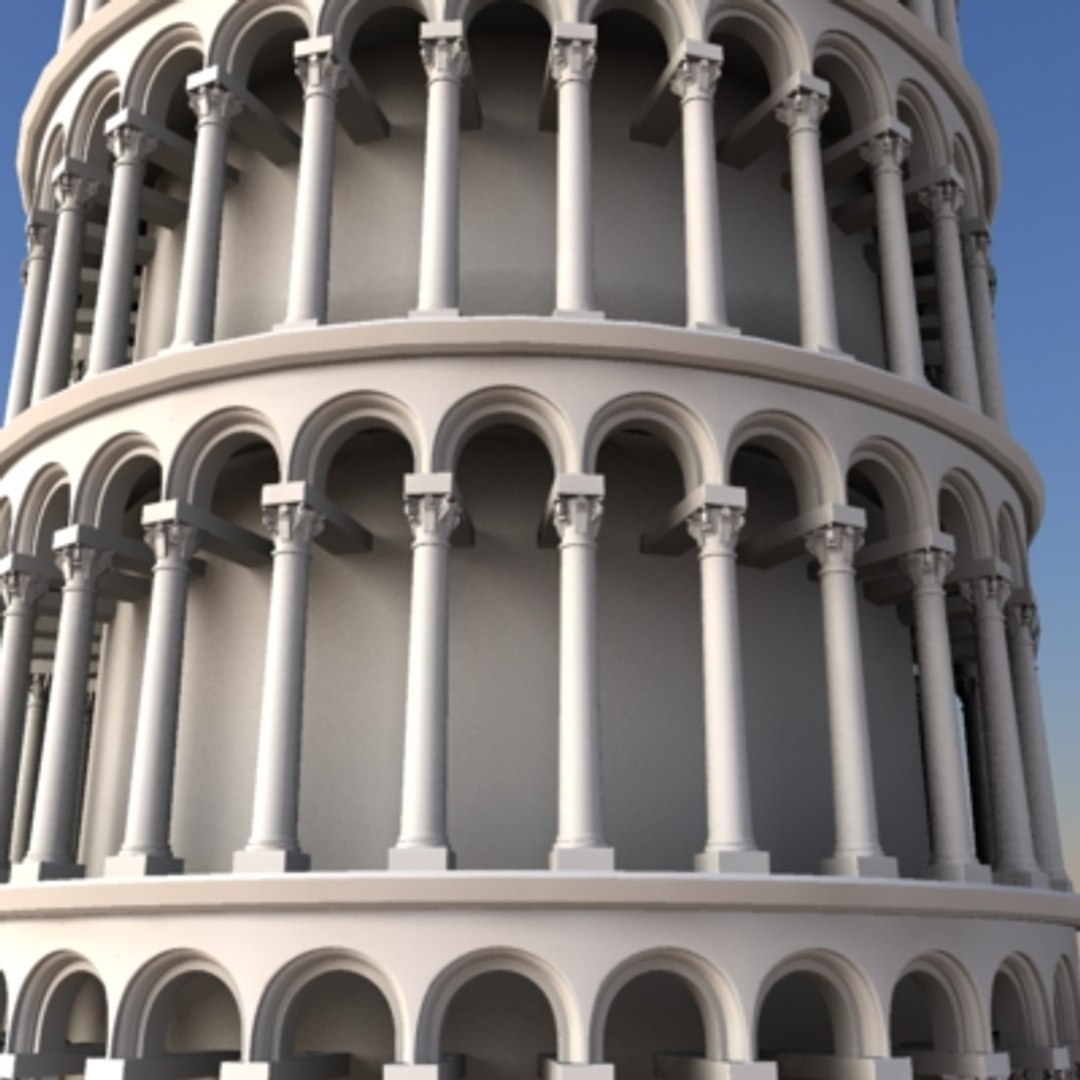 3d Model Pisa Tower