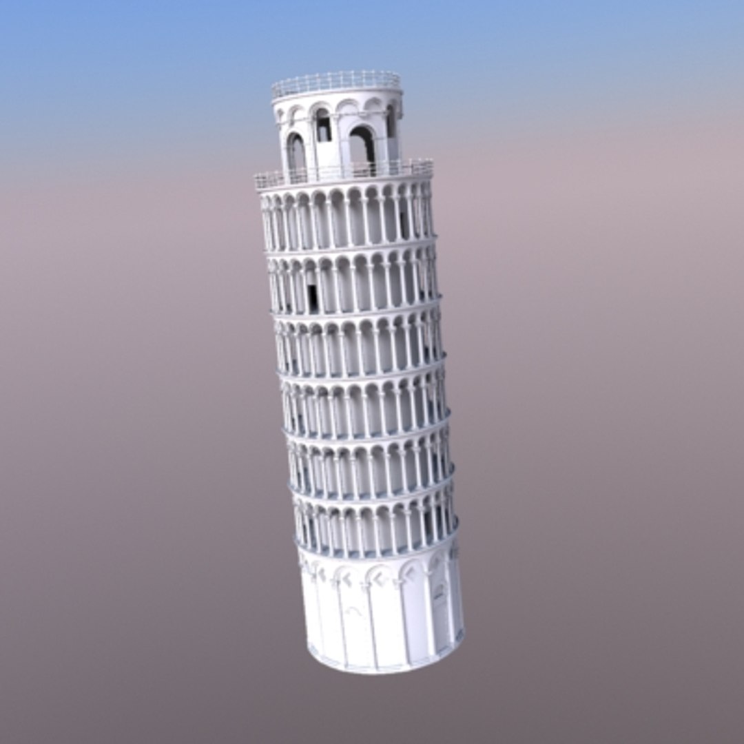 3d Model Pisa Tower
