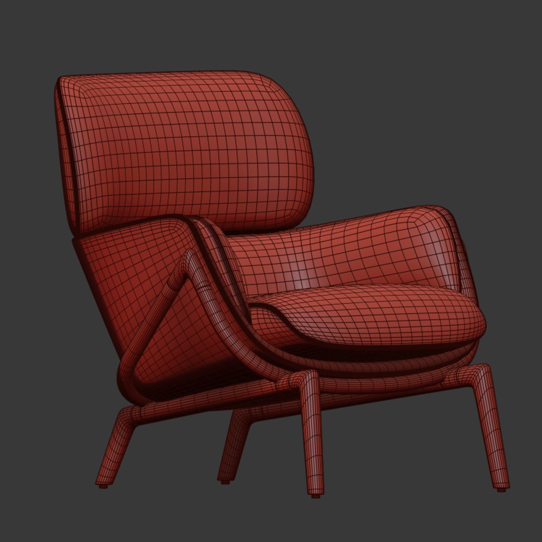 Kooku Elysia Lounge Chair Model - TurboSquid 1550682