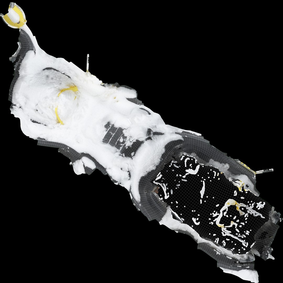 3D Sled 01 with Snow - TurboSquid 2161445