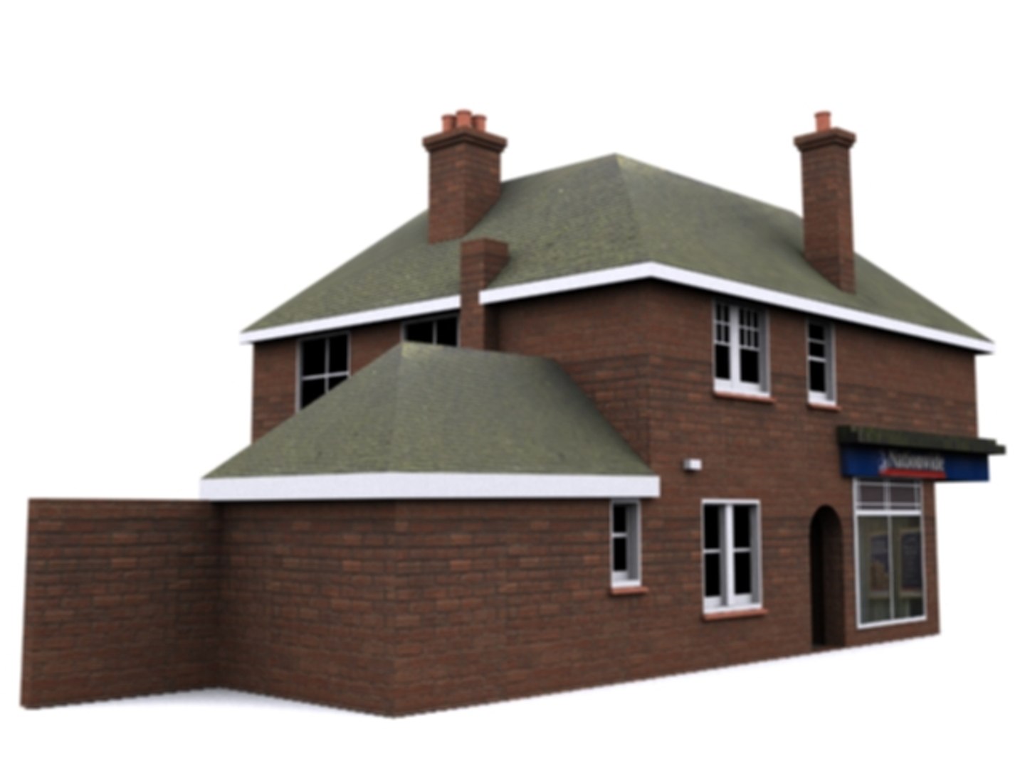 3d Model Shop Building