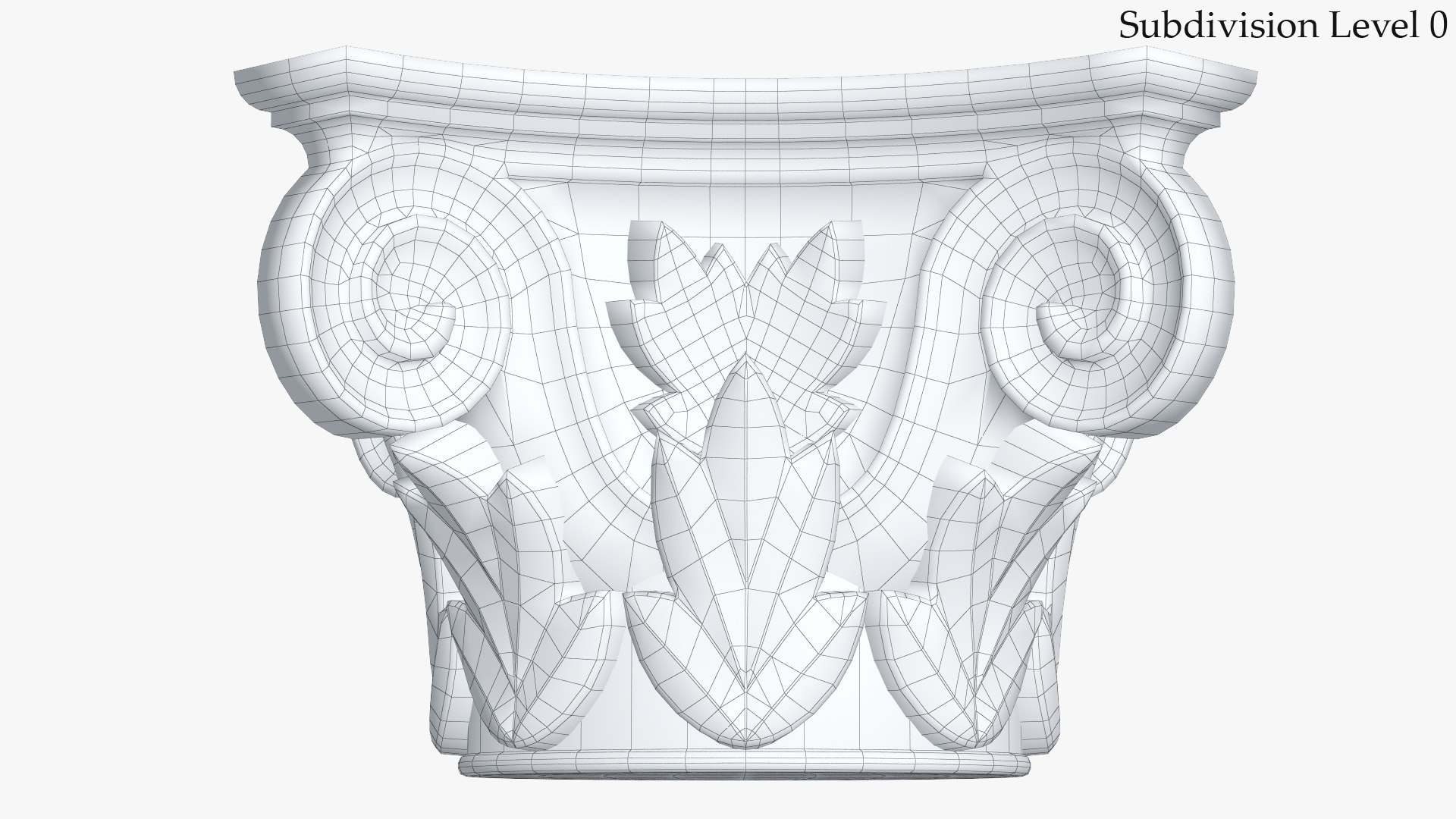 3D Model Column Capital - TurboSquid 1633277