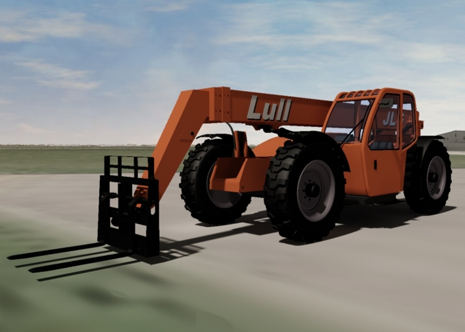 3d Lull 644e-42 Telehandler Rough