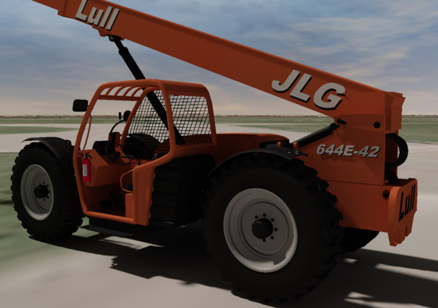 3d Lull 644e-42 Telehandler Rough