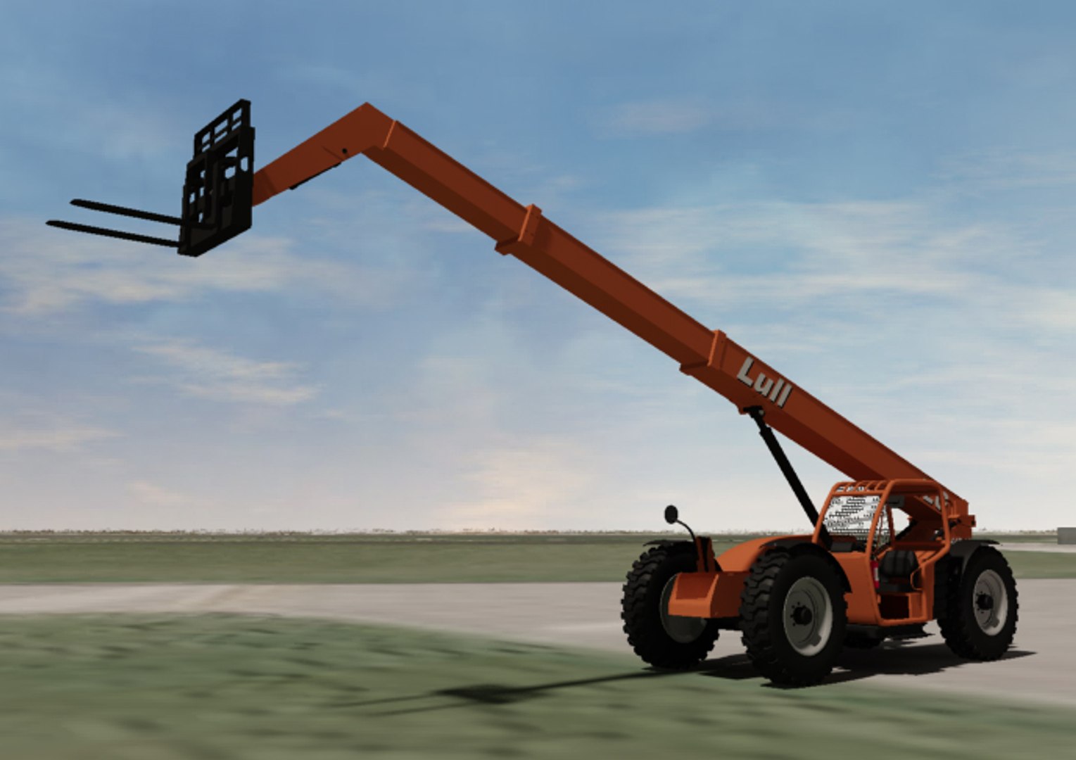 3d Lull 644e-42 Telehandler Rough