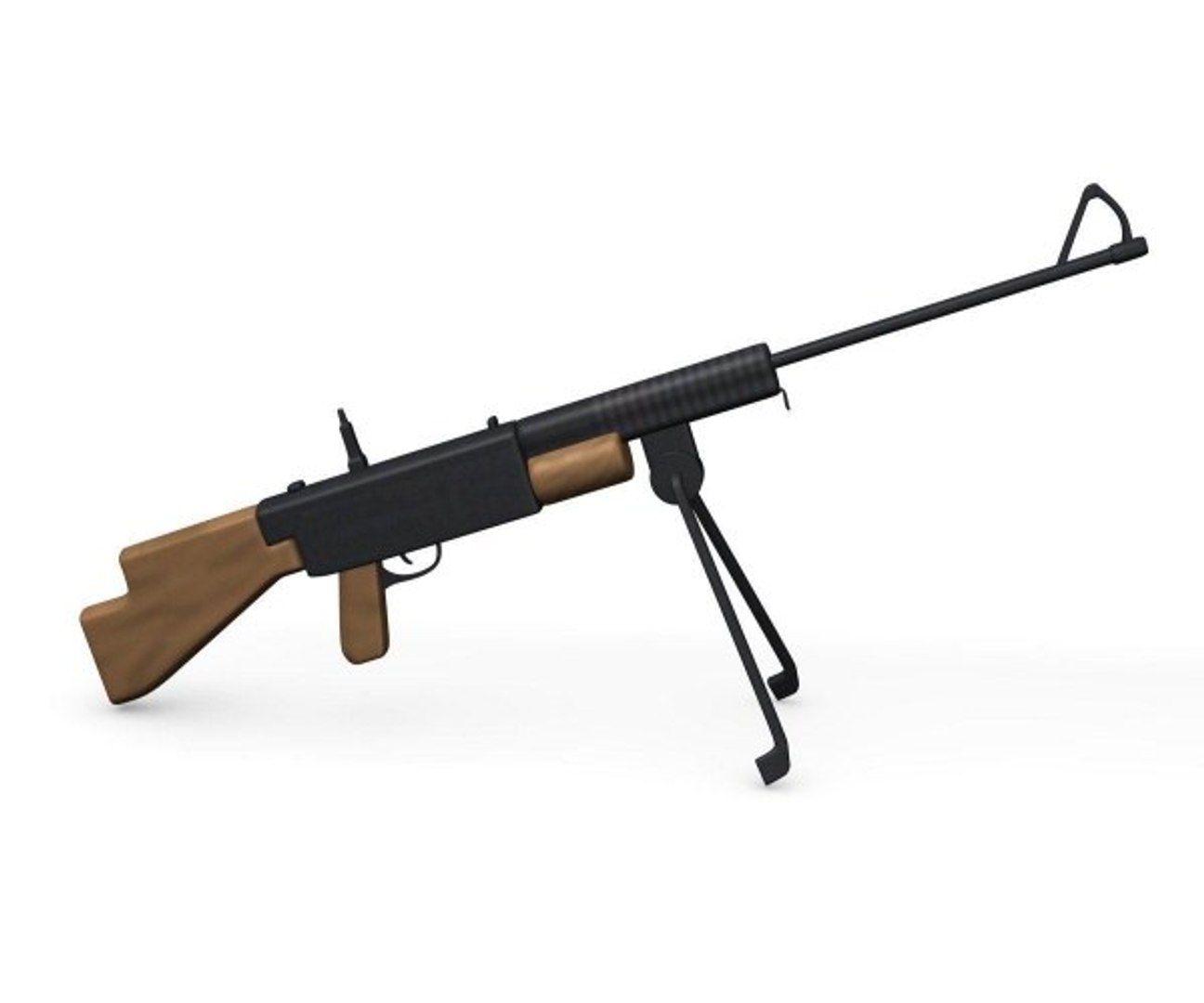 3d Johnson M1941 Light Machine Gun