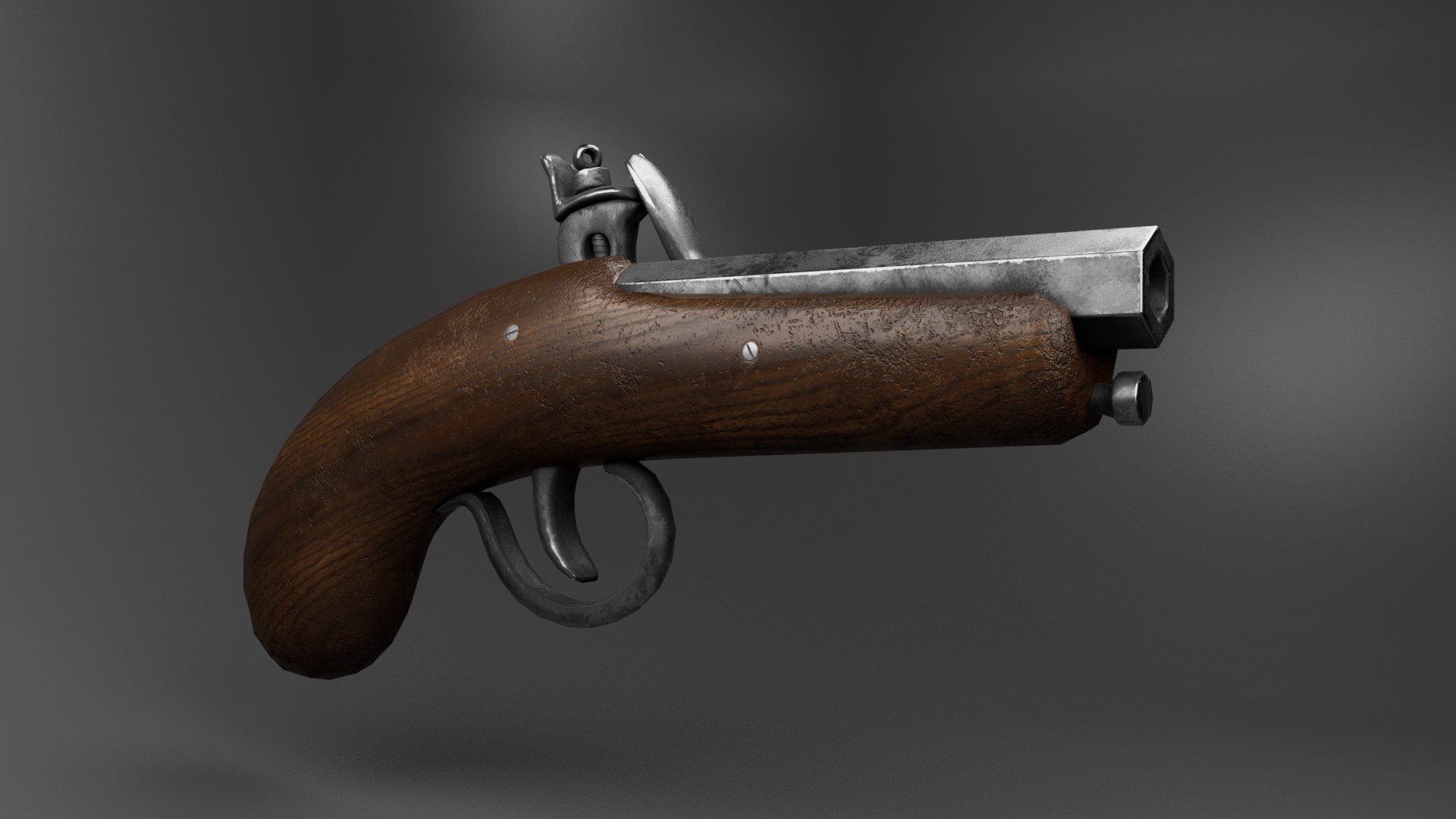 Flintlock Gun 3D - TurboSquid 2106152