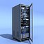 data rack servers 3d model
