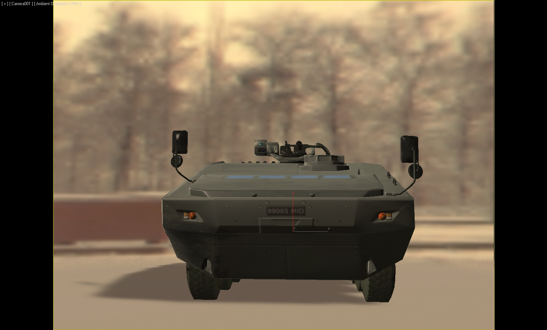 3d model terrex av81 camou