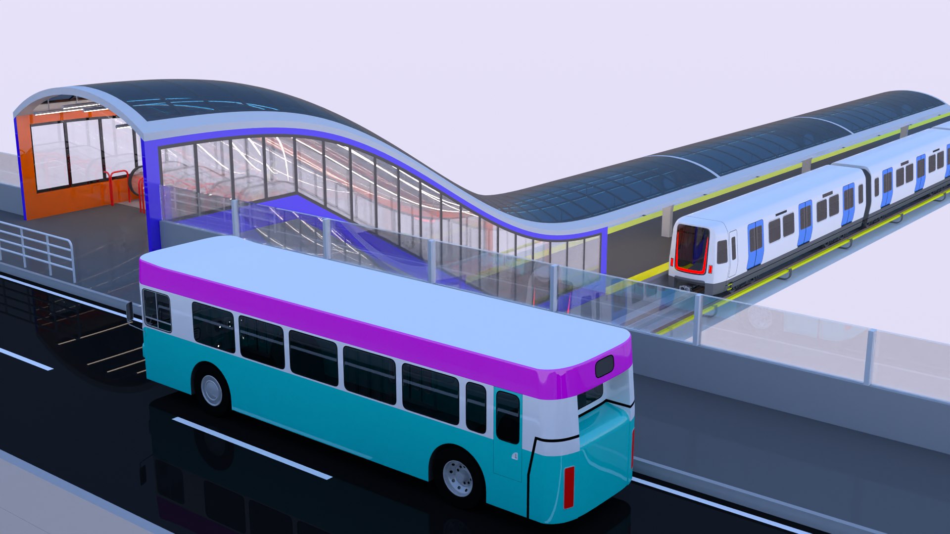 Stockholm Metro Station IV 3D Model - TurboSquid 2306474