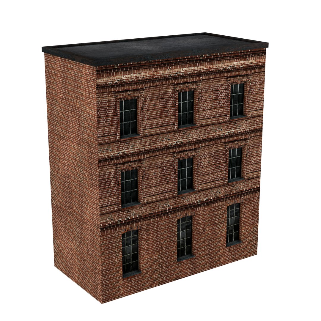3D Model Modeled Old Building - TurboSquid 1541344